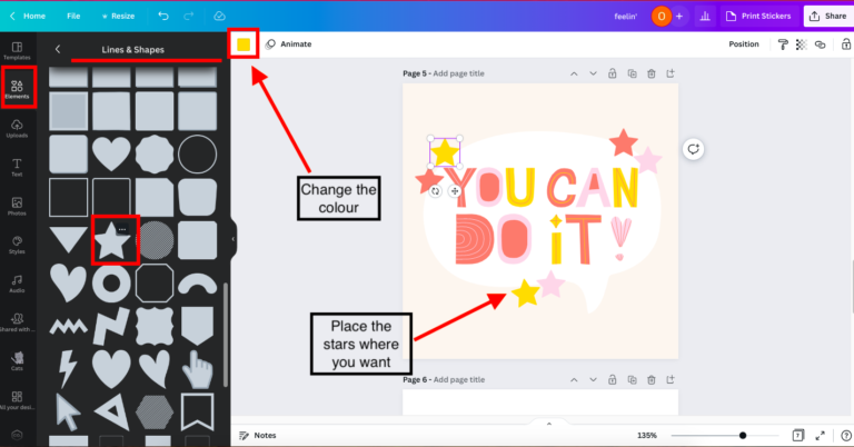 How to make digital stickers using Canva for free - DigitalbossCreations